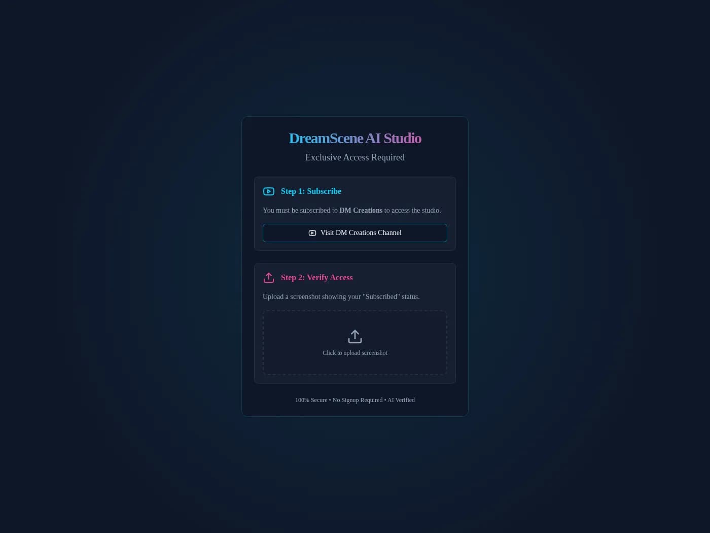 DreamScene AI Studio