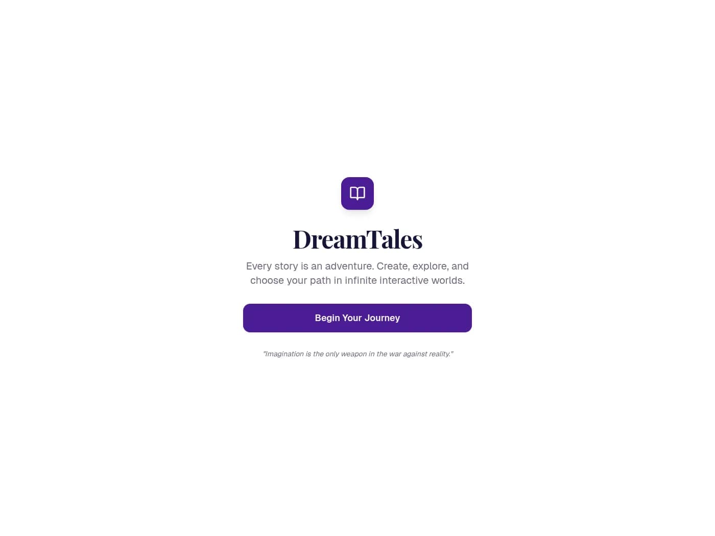 DreamTales Web App
