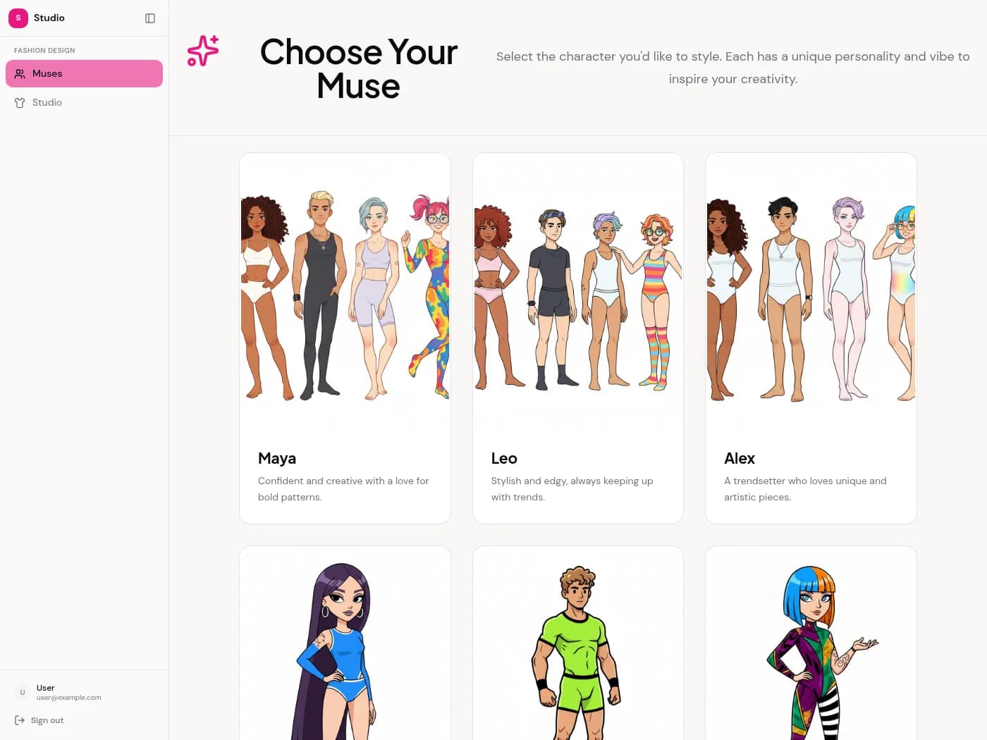 Virtual Dress-Up Studio