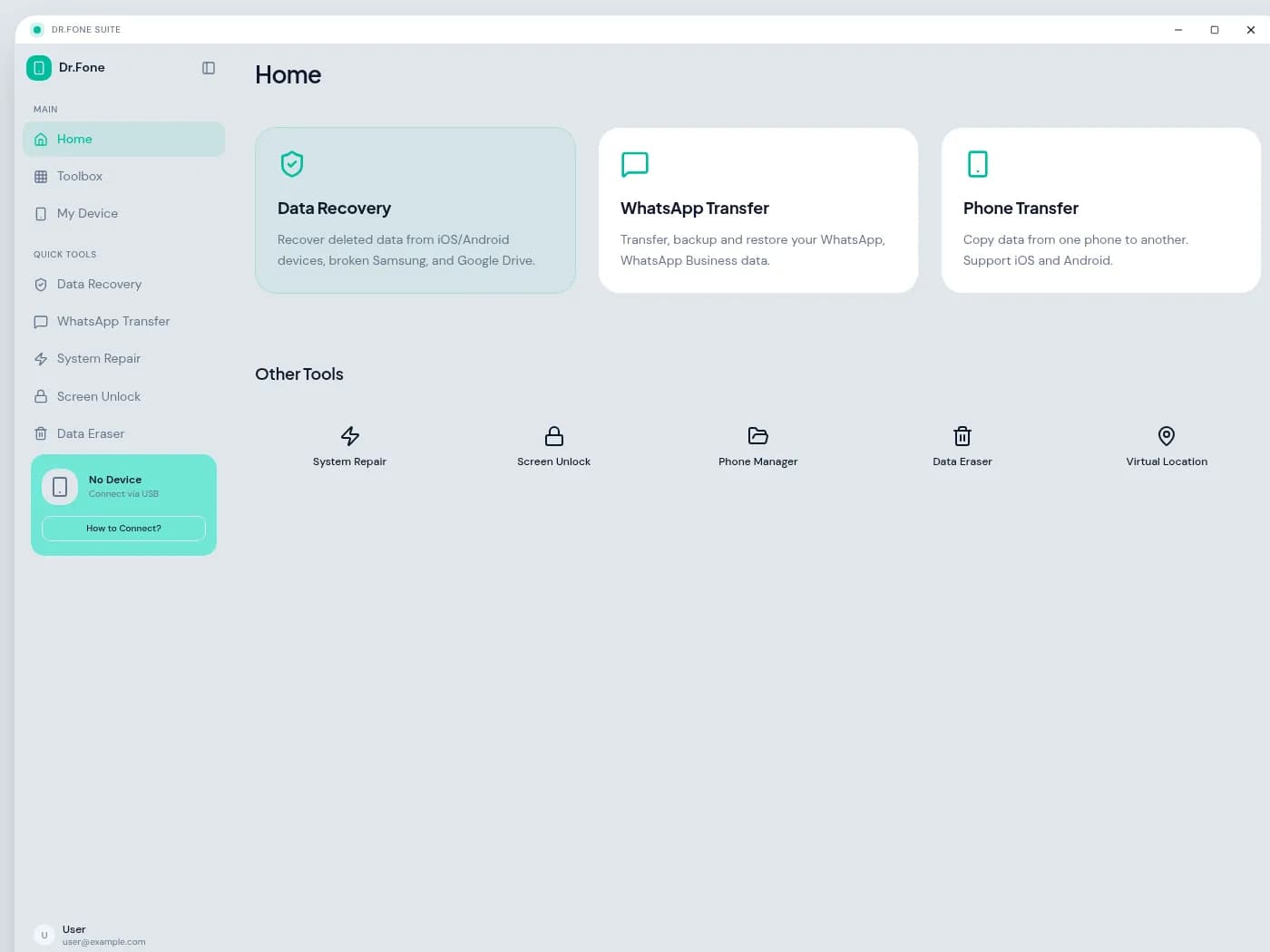 Dr Fone Clone Suite