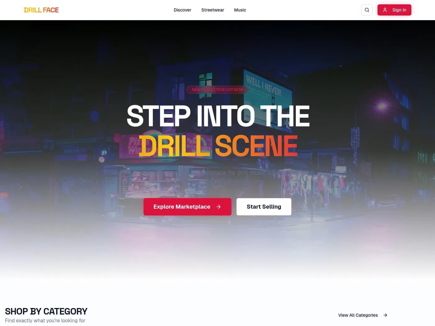 Drill Face Marketplace