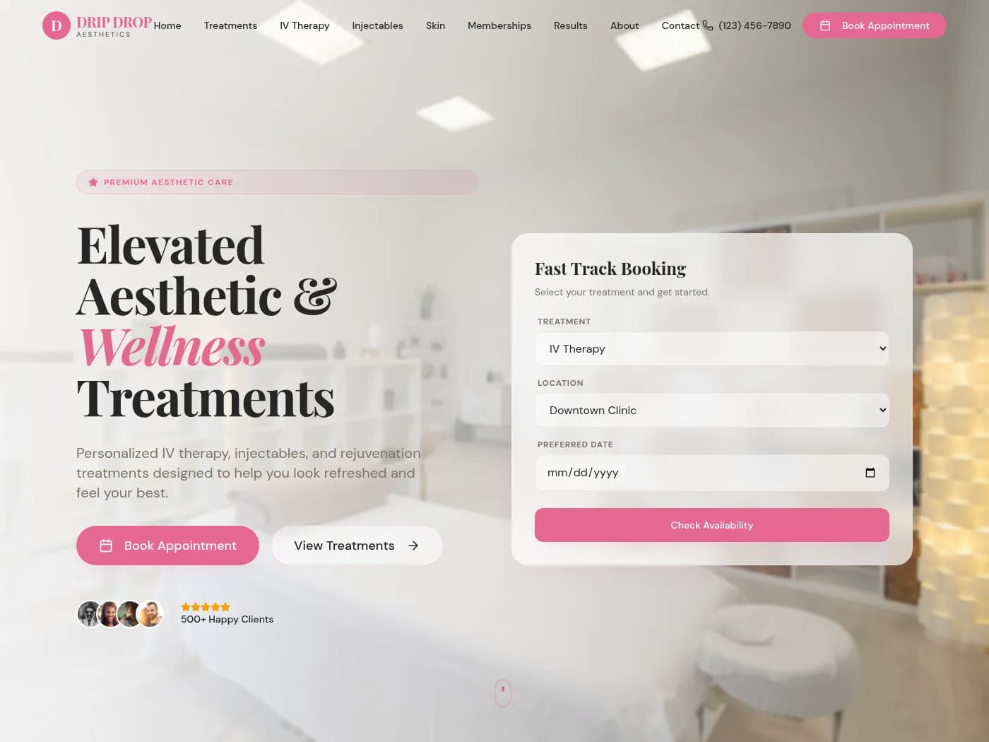 Drip Drop Aesthetics Web