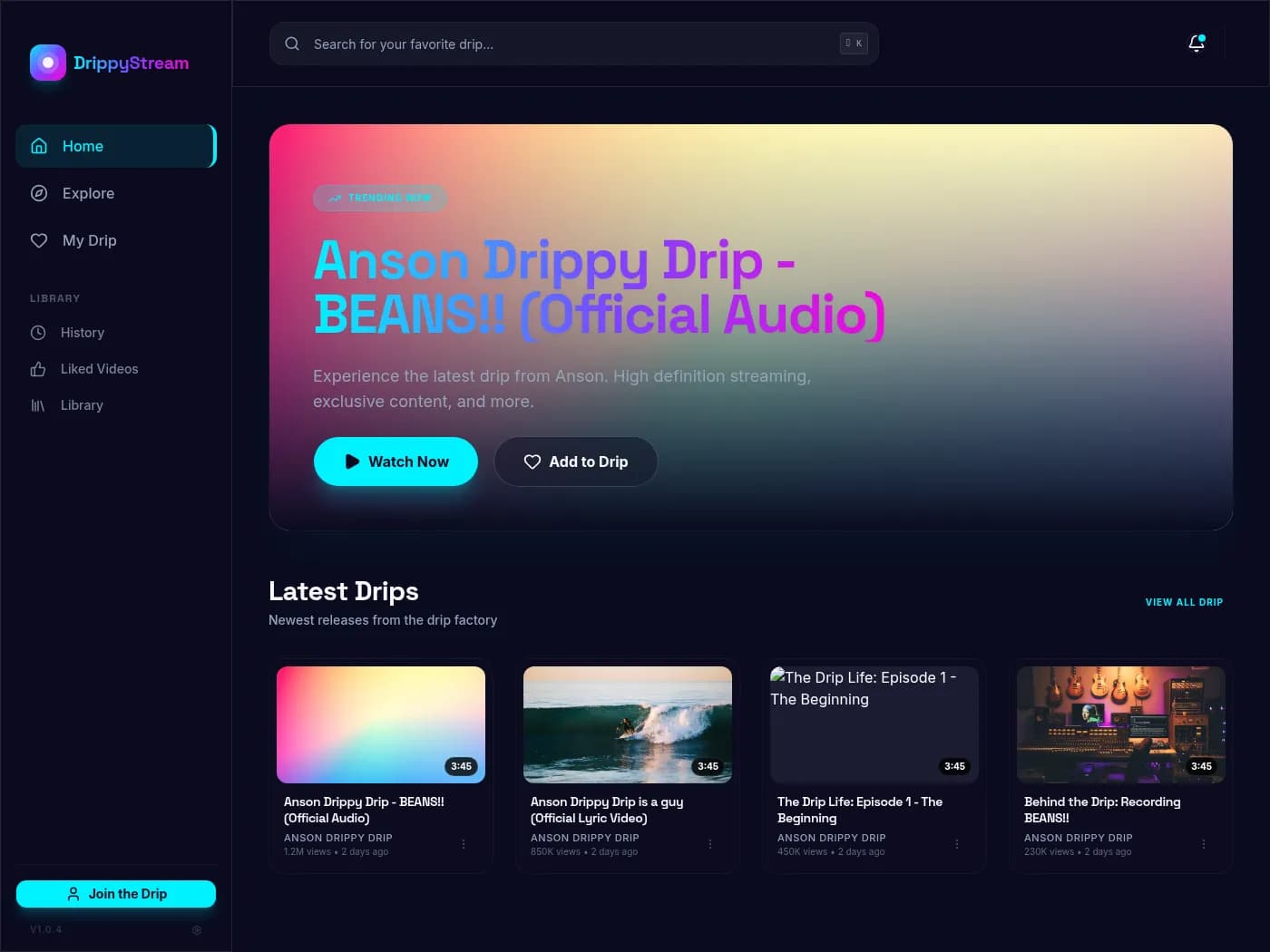 DrippyStream