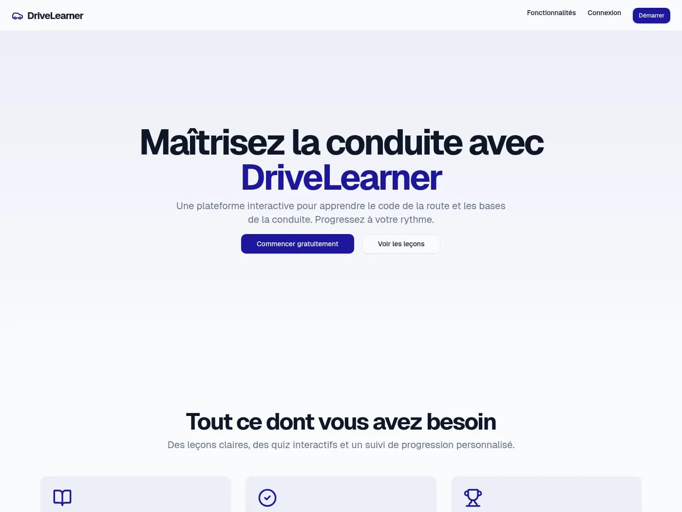 DriveLearner App