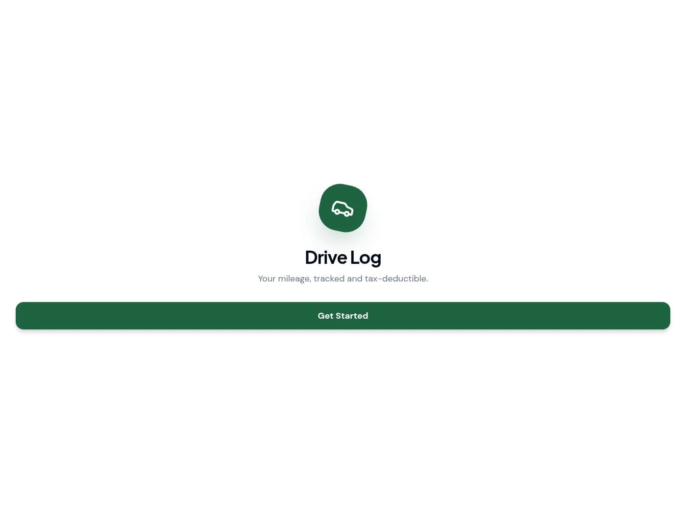 Drive Log Tracker