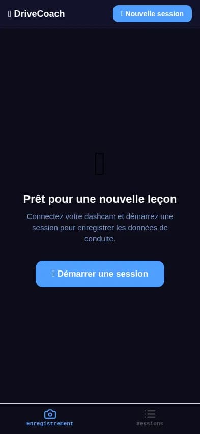 DriveCoach Tablet App