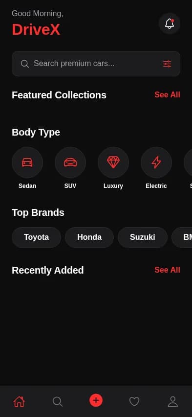 DriveX Mobile Marketplace