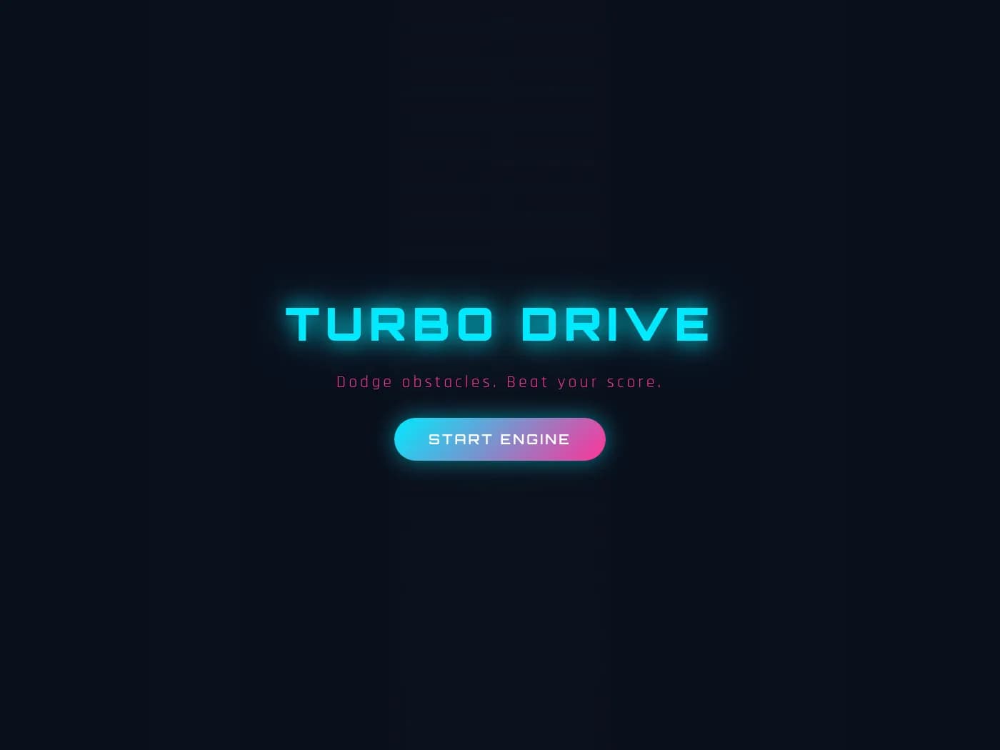 Turbo Drive Game