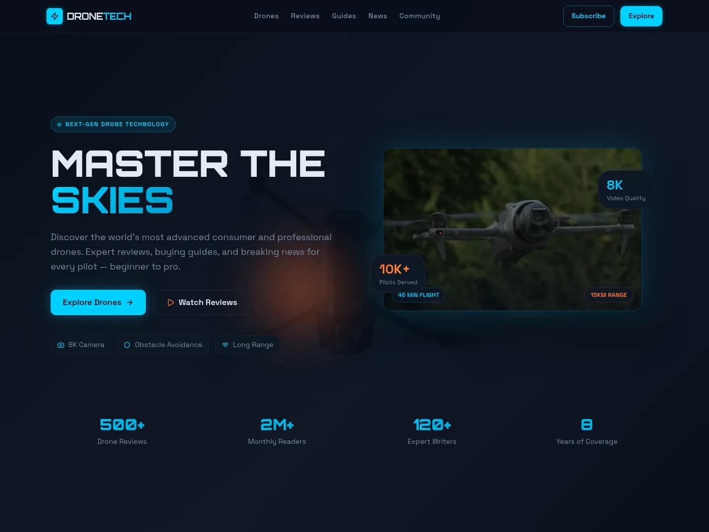 DroneTech Portal