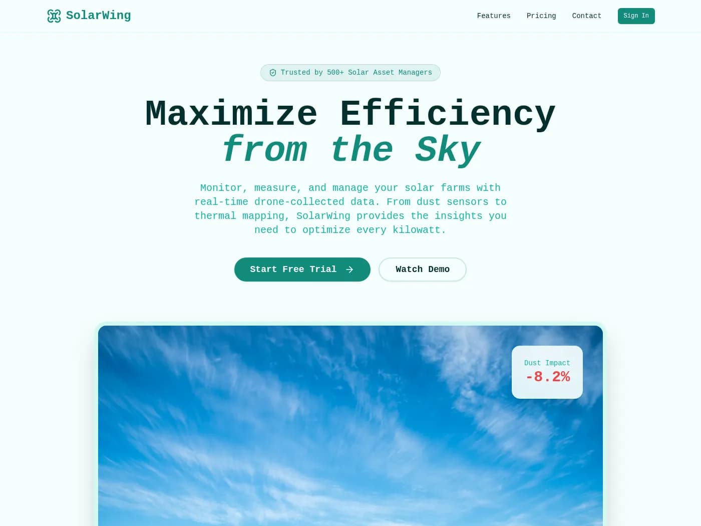 Drone Solar Dashboard