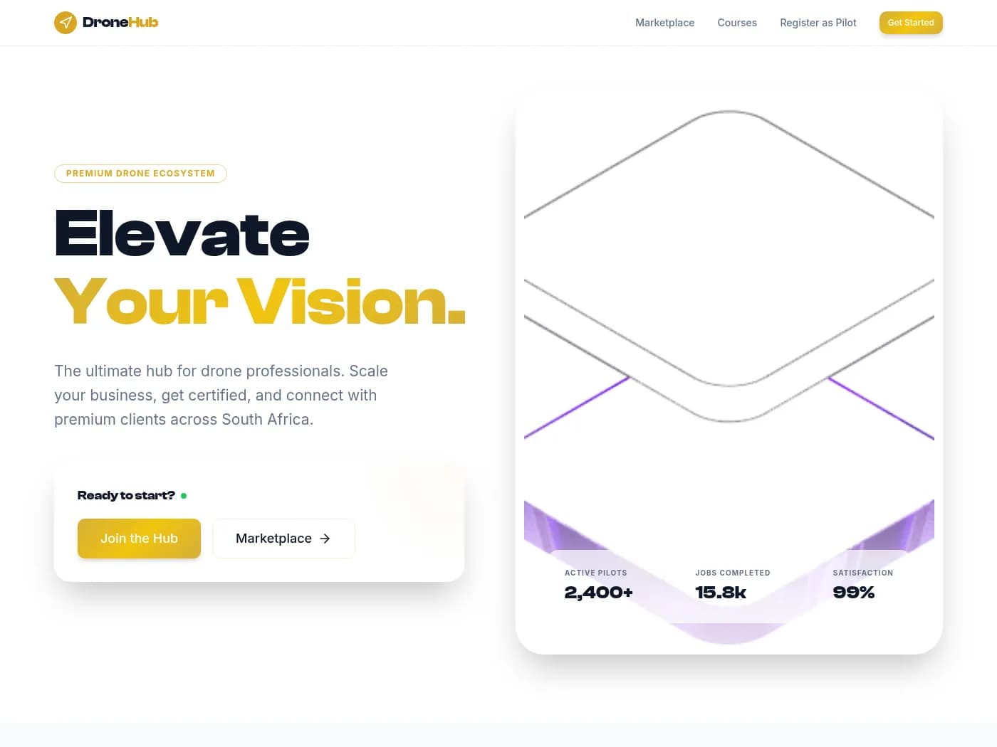 DroneHub Services Portal