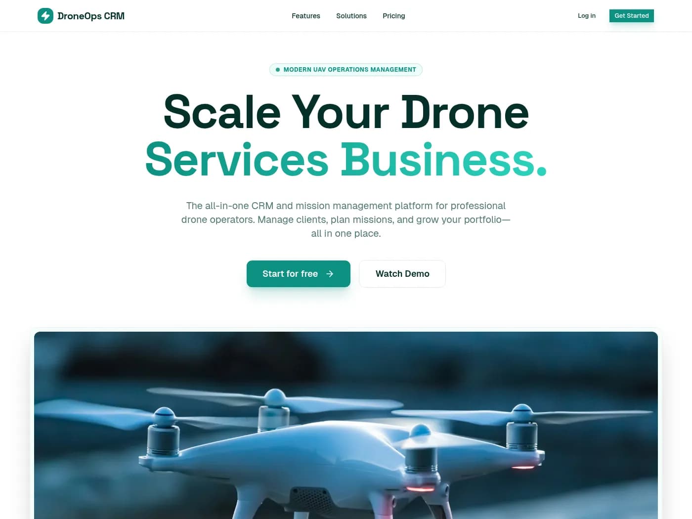 DroneOps CRM Suite