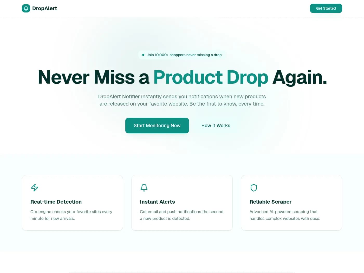 DropAlert Notifier