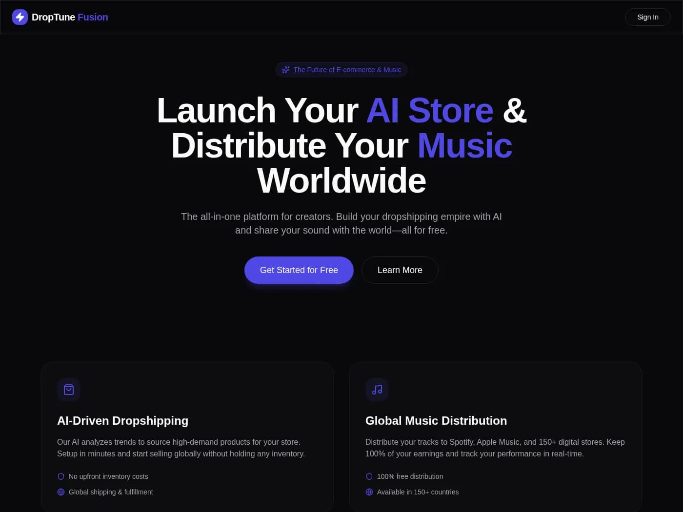 DropTune Fusion