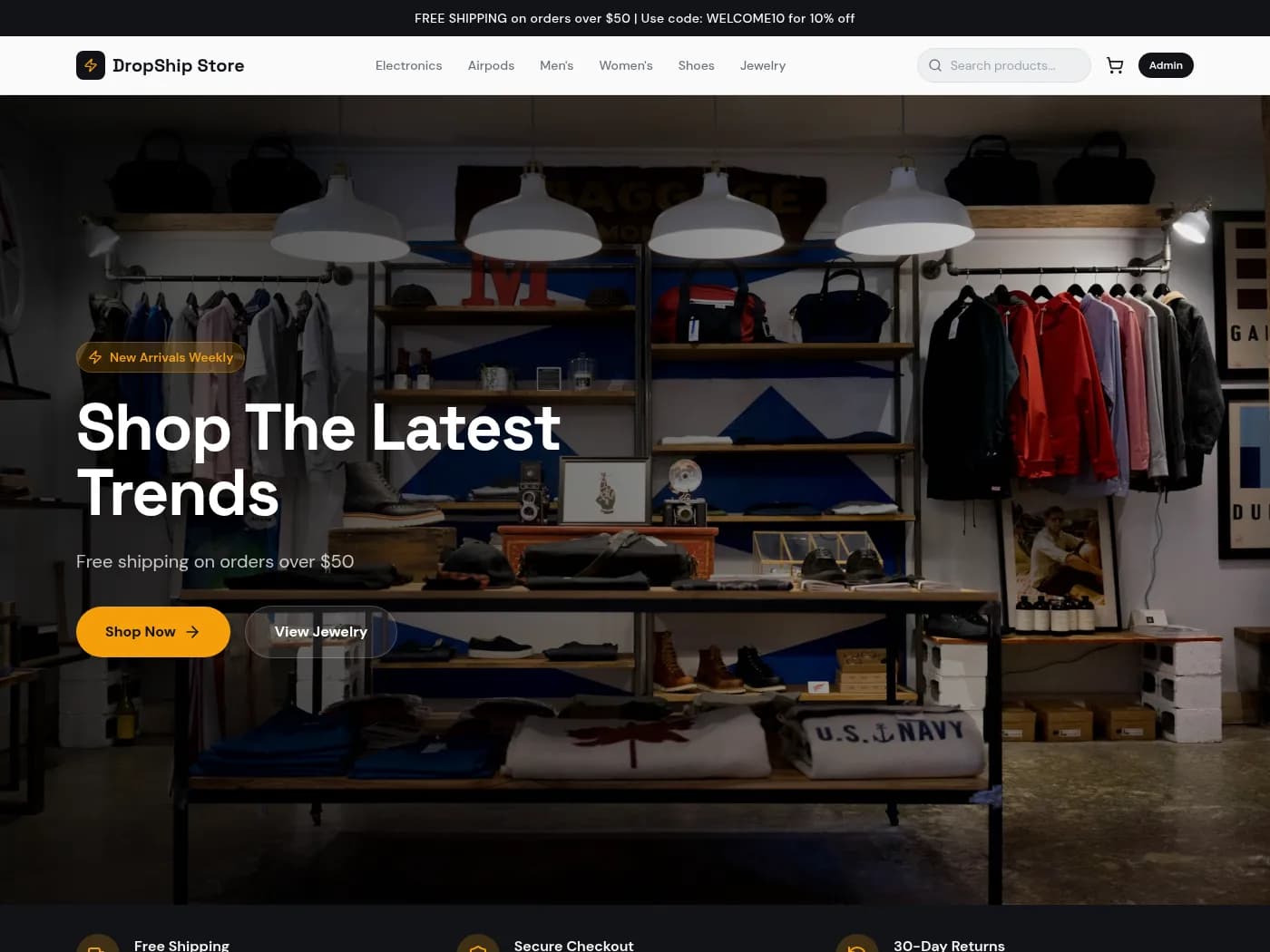 Dropship Shop Builder