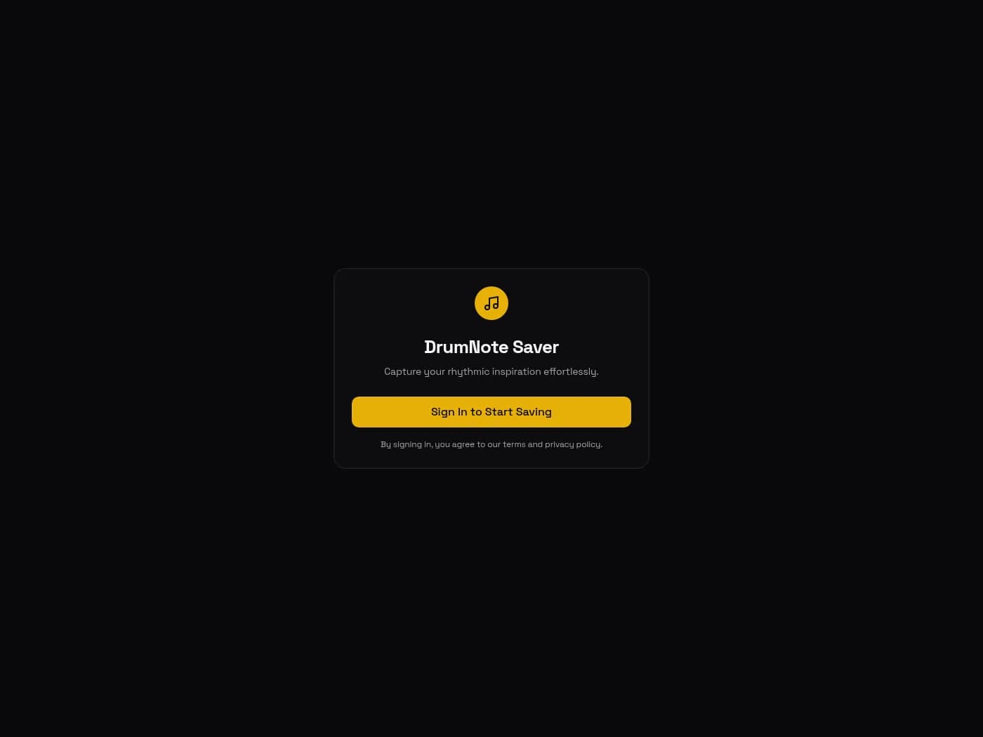 DrumNote Saver