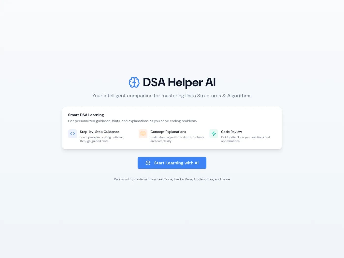 DSA Helper AI