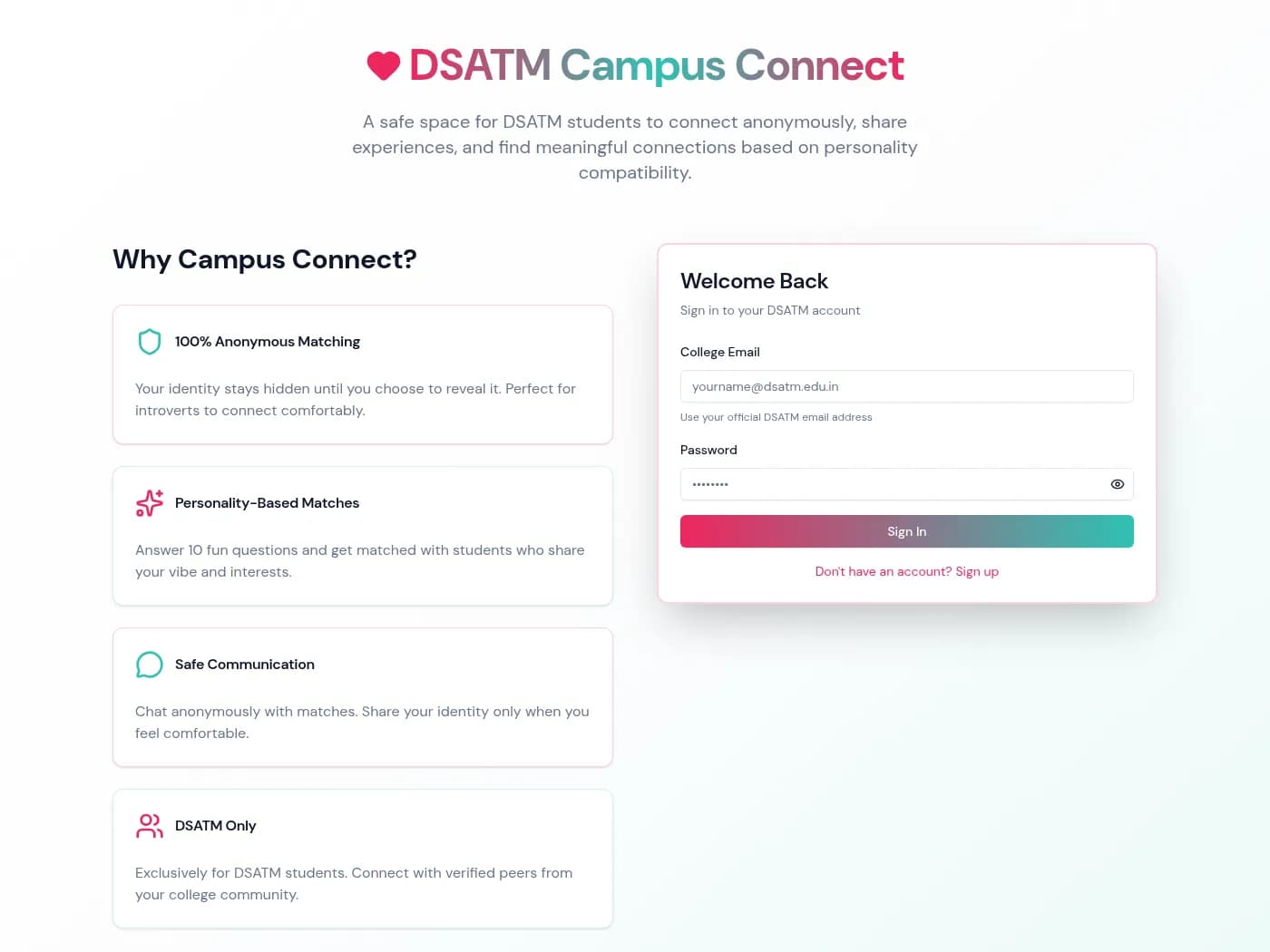 DSATM Campus Connect