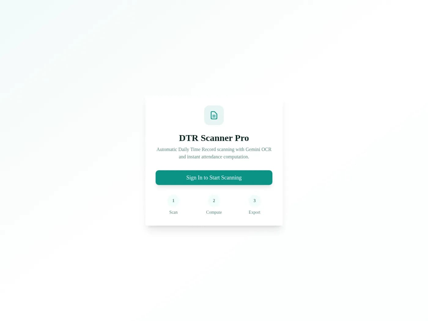 DTR Scanner Pro