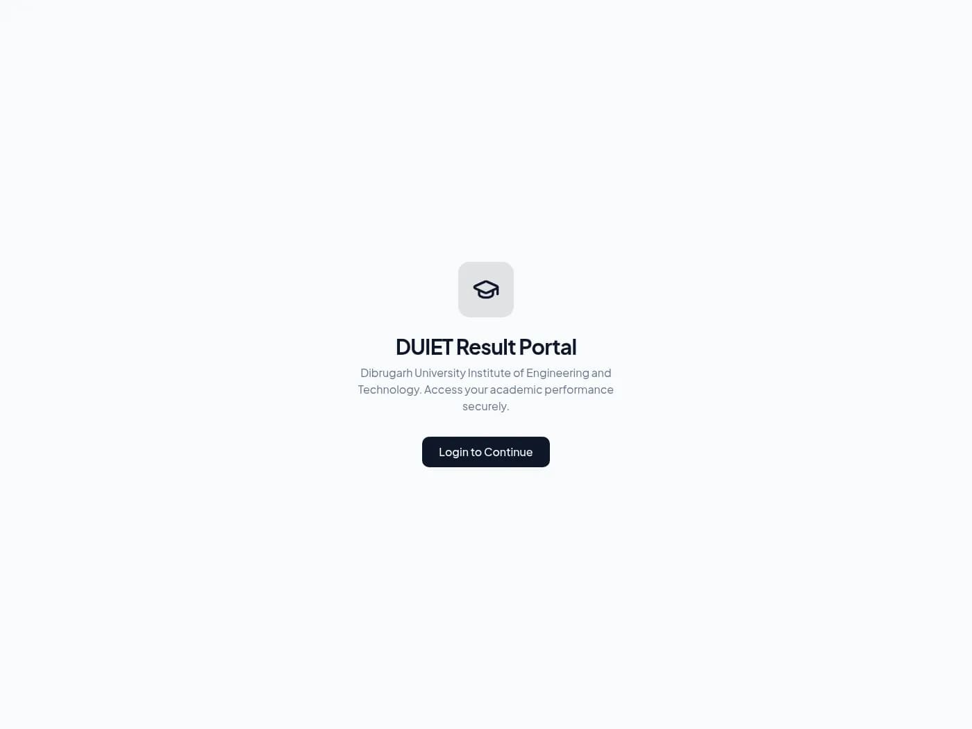 DU Exam Result Portal