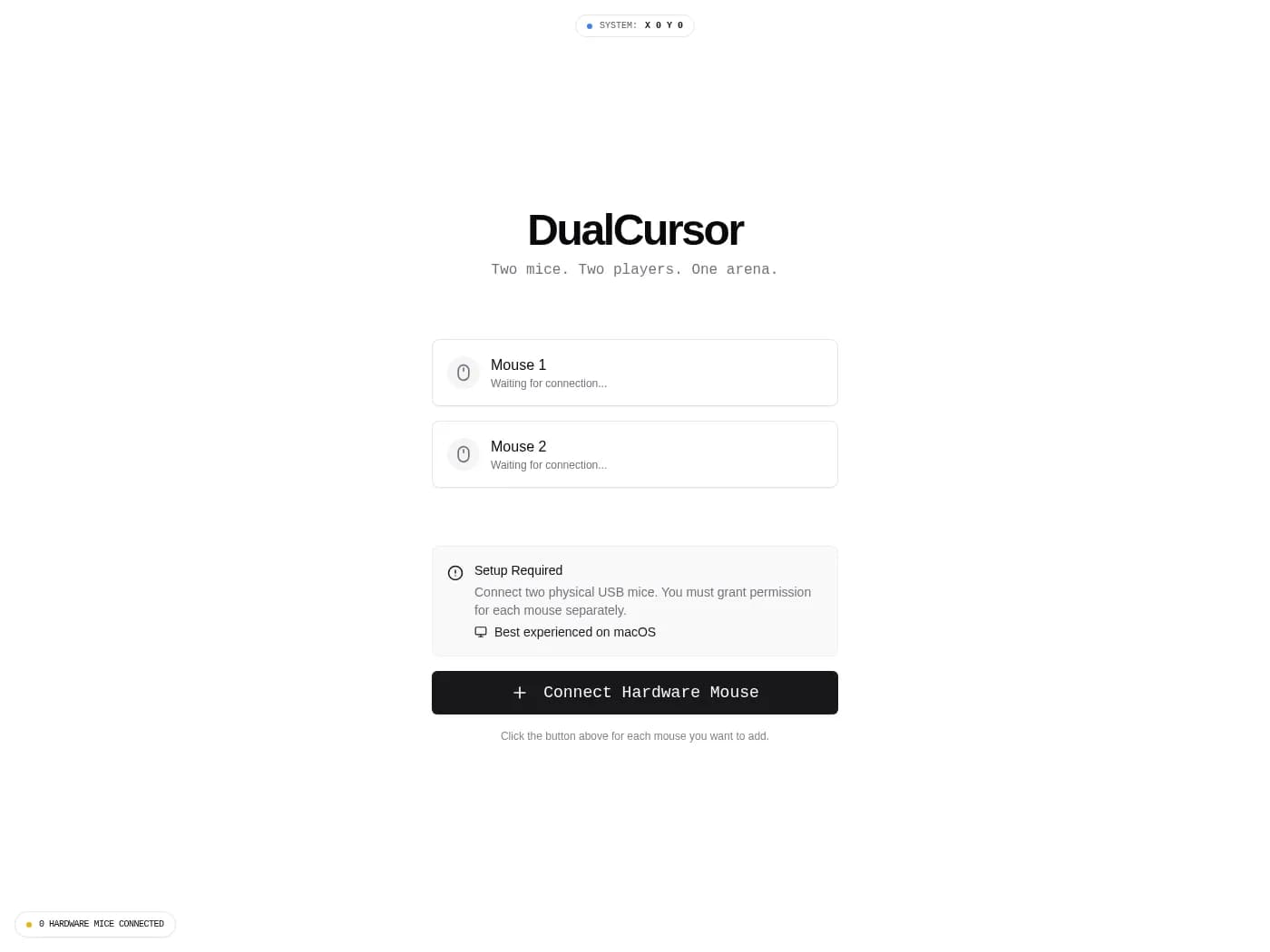 DualCursor Game