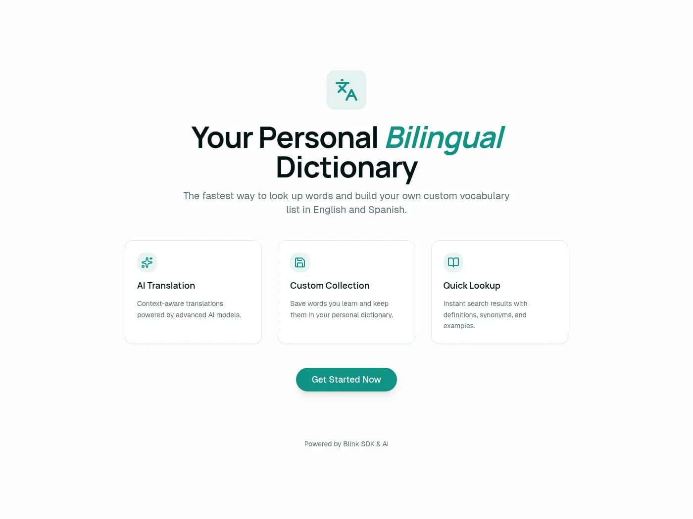 DualLang Dictionary
