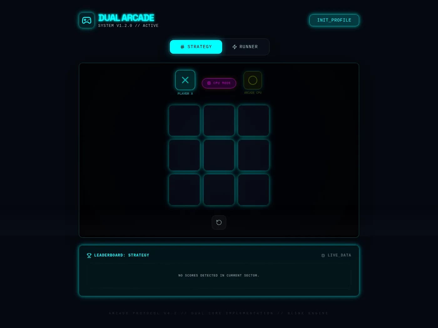 Dual Game Arcade