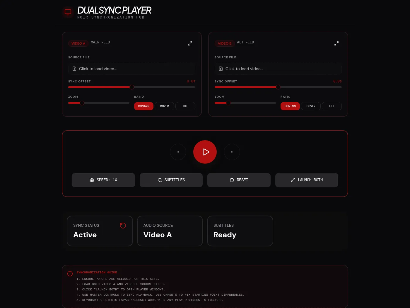 DualSync Player