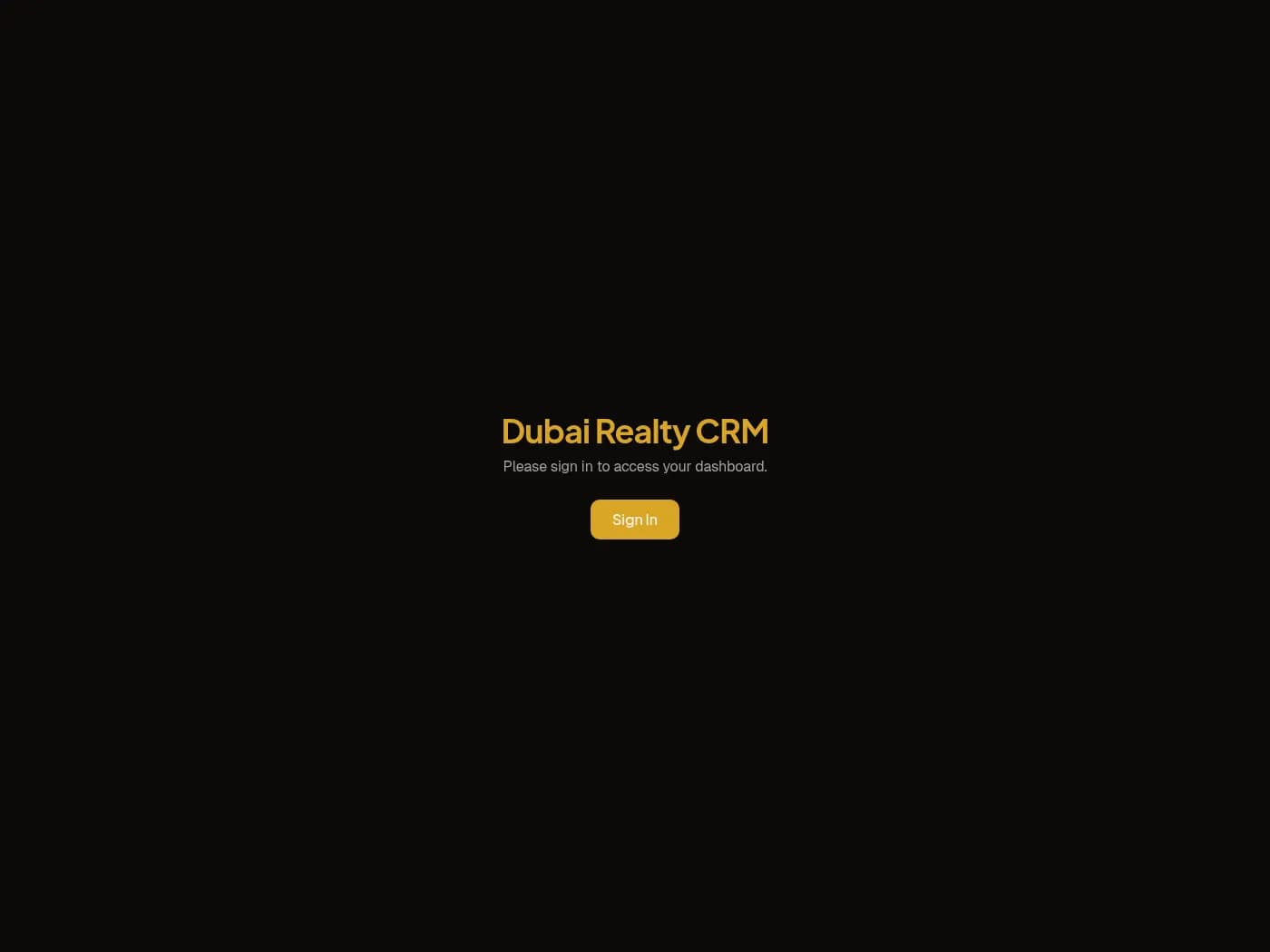Dubai Realty CRM Suite