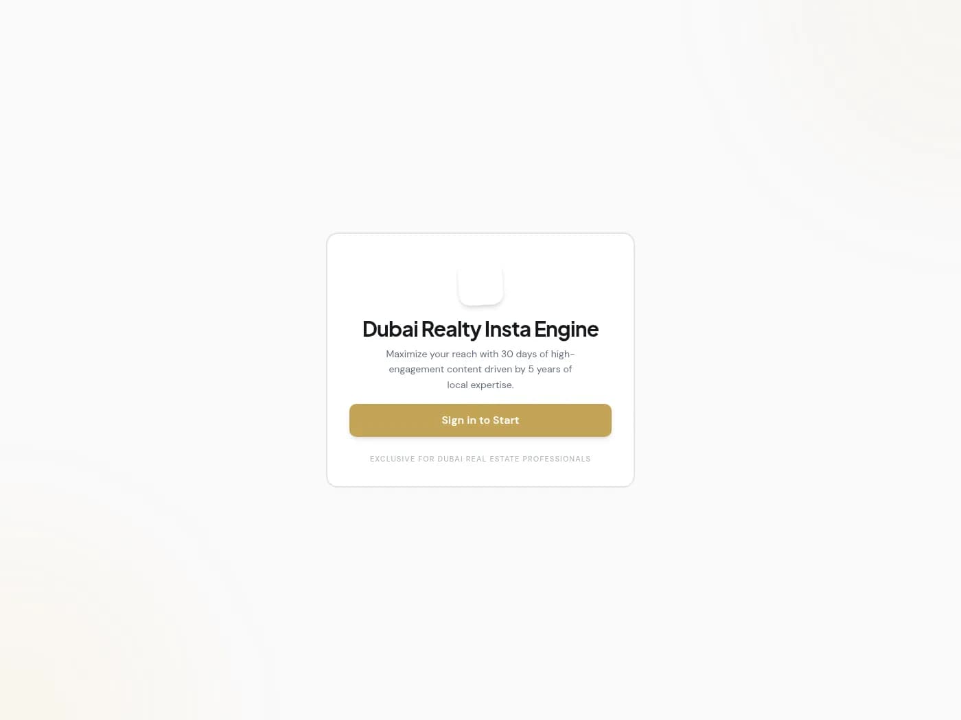Dubai Realty Insta Engine