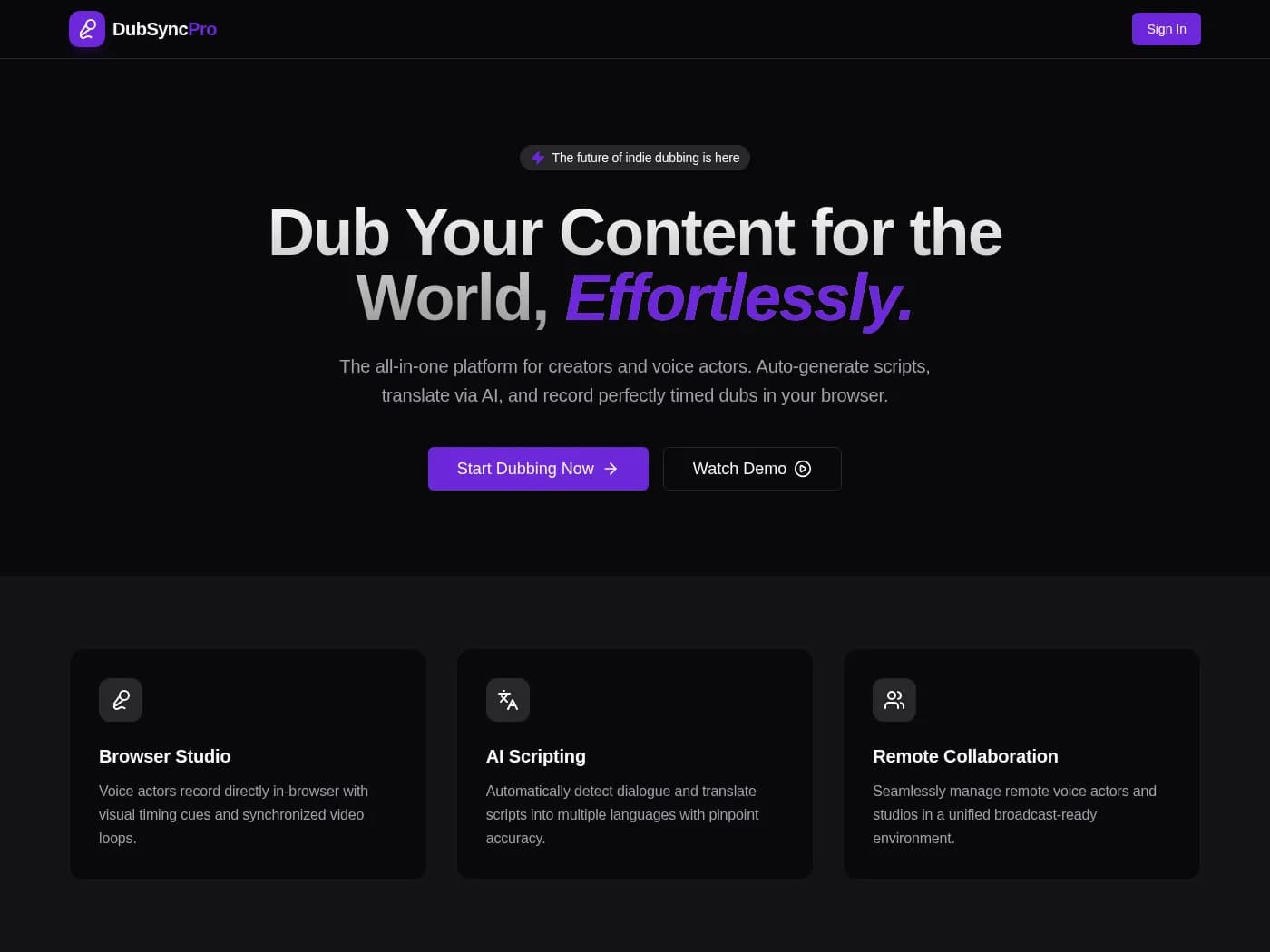 DubSync Pro