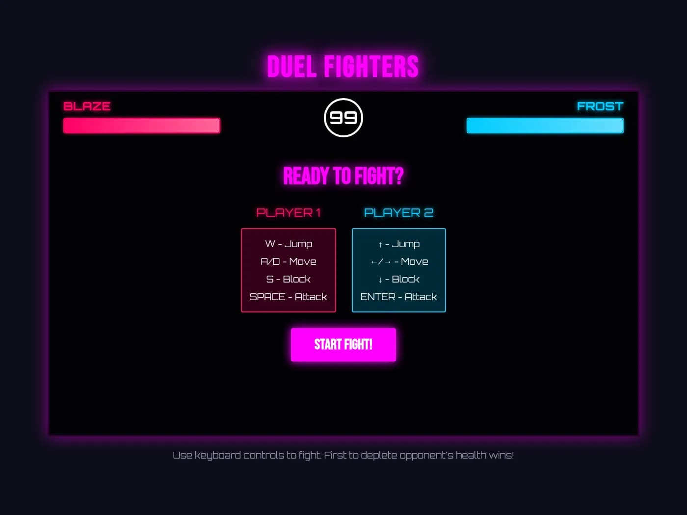 Duel Fighters Game
