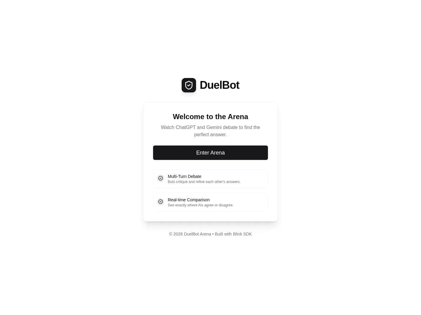 DuelBot Chat Arena