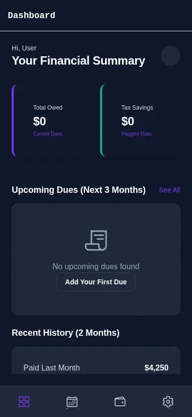 Dues Tracker Pro