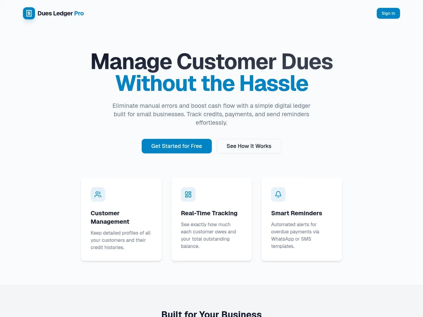 Dues Ledger Pro