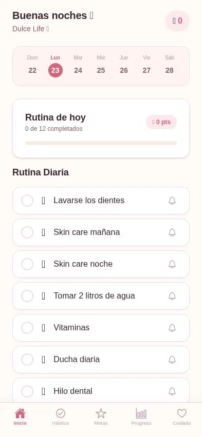 Dulce Life Habit Tracker