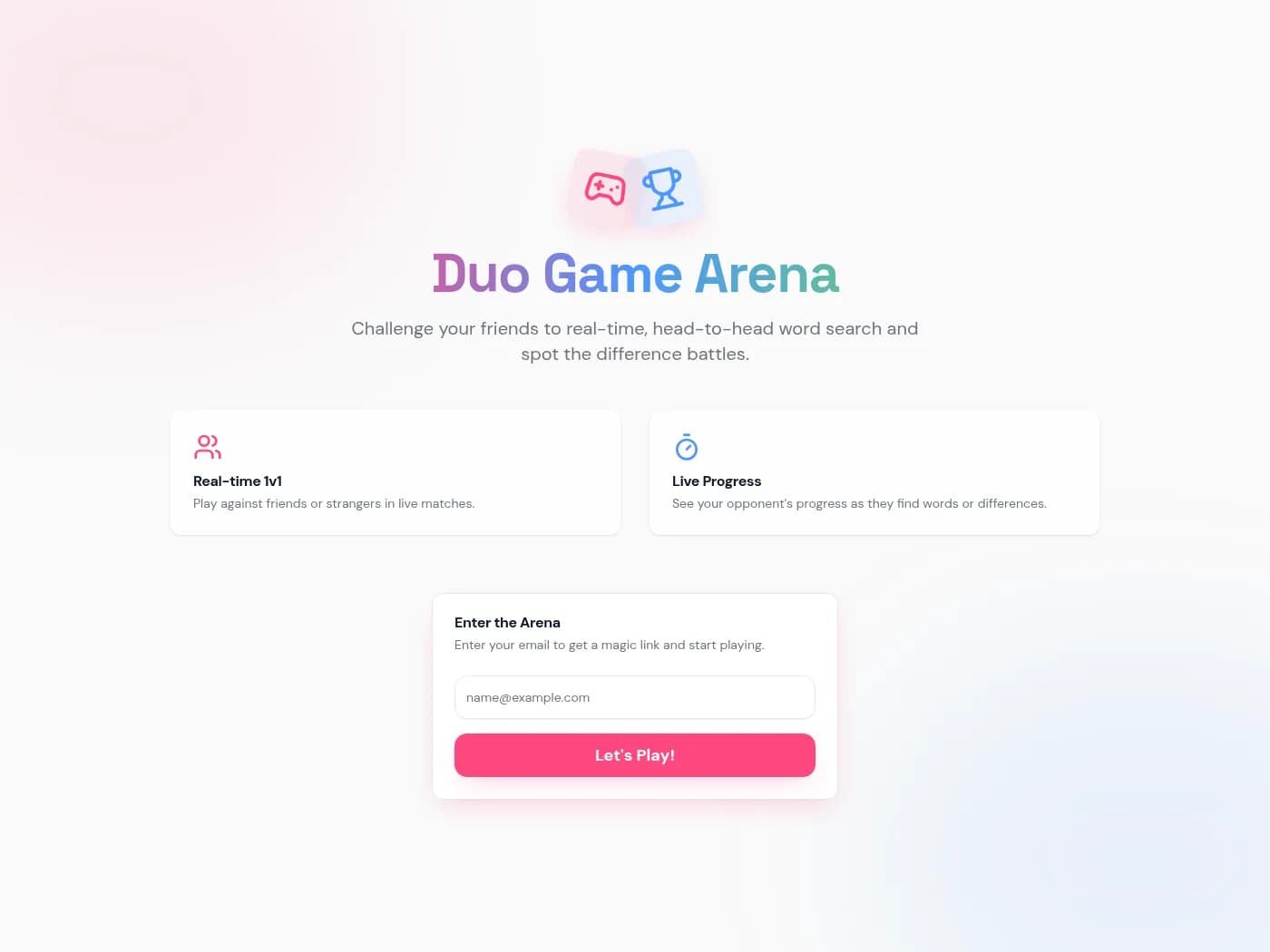 Duo Game Arena