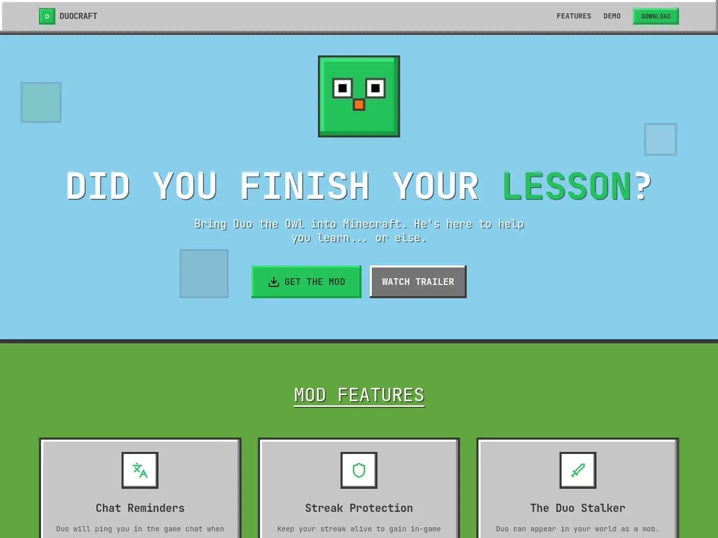 Duolingo Owl Mod