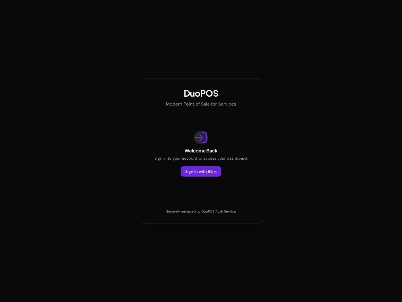 DuoPOS Dashboard