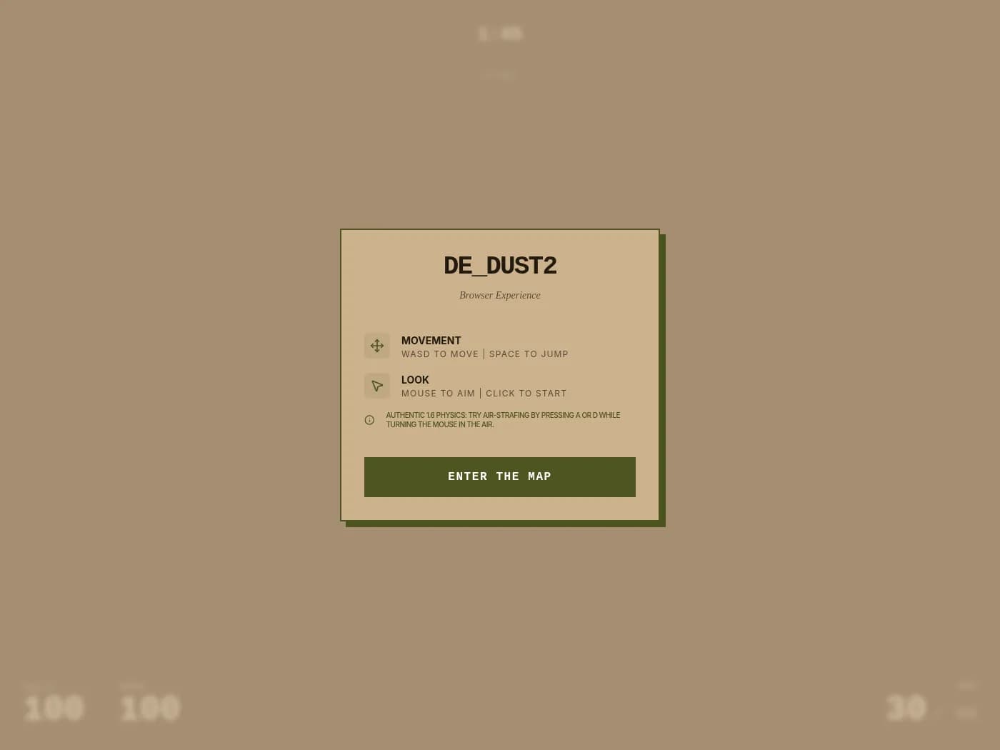 Dust2 Map Experience