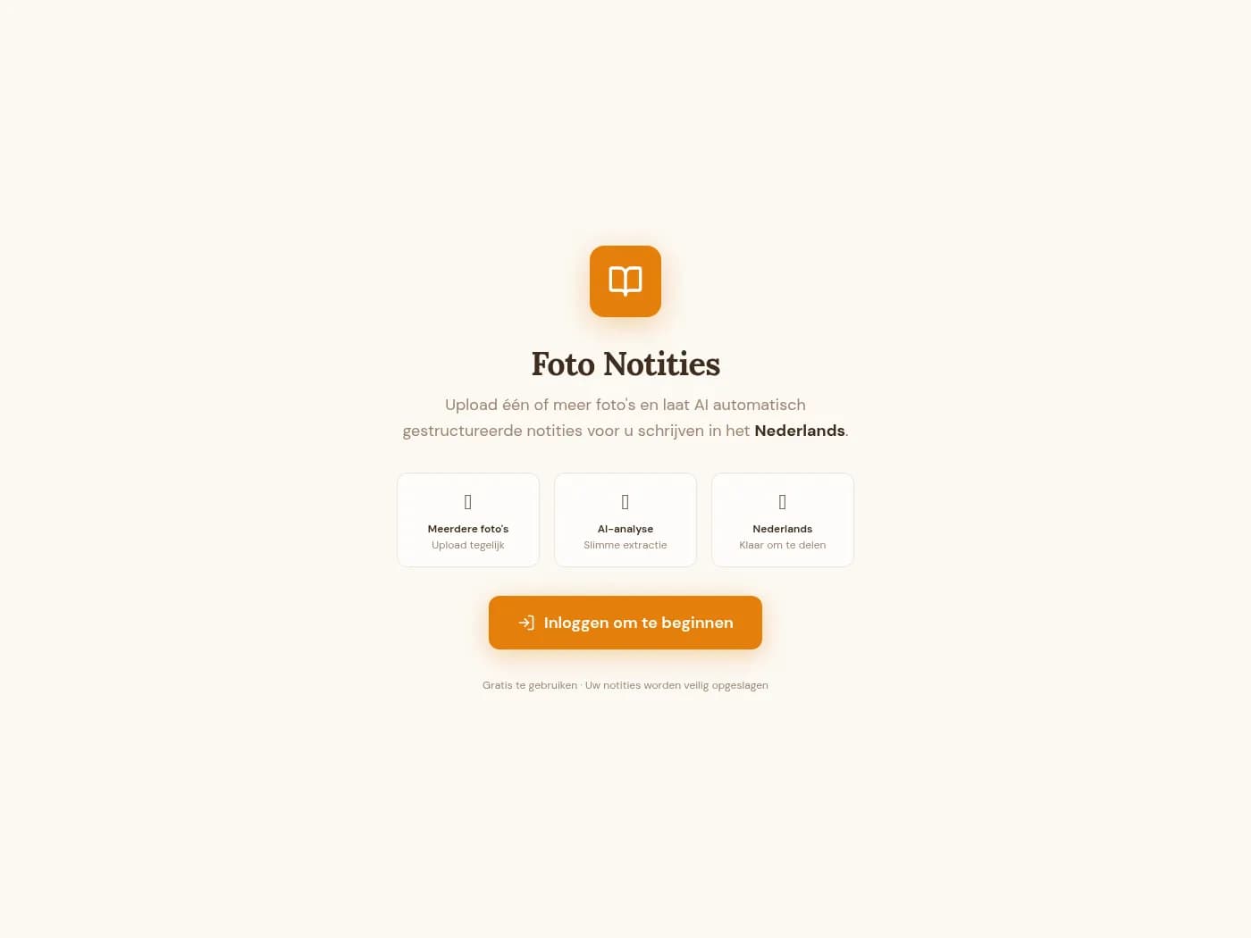 Dutch Photo Note Maker