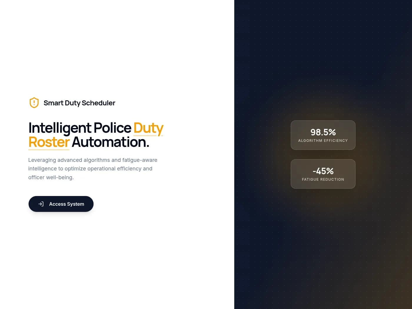 Smart Duty Scheduler
