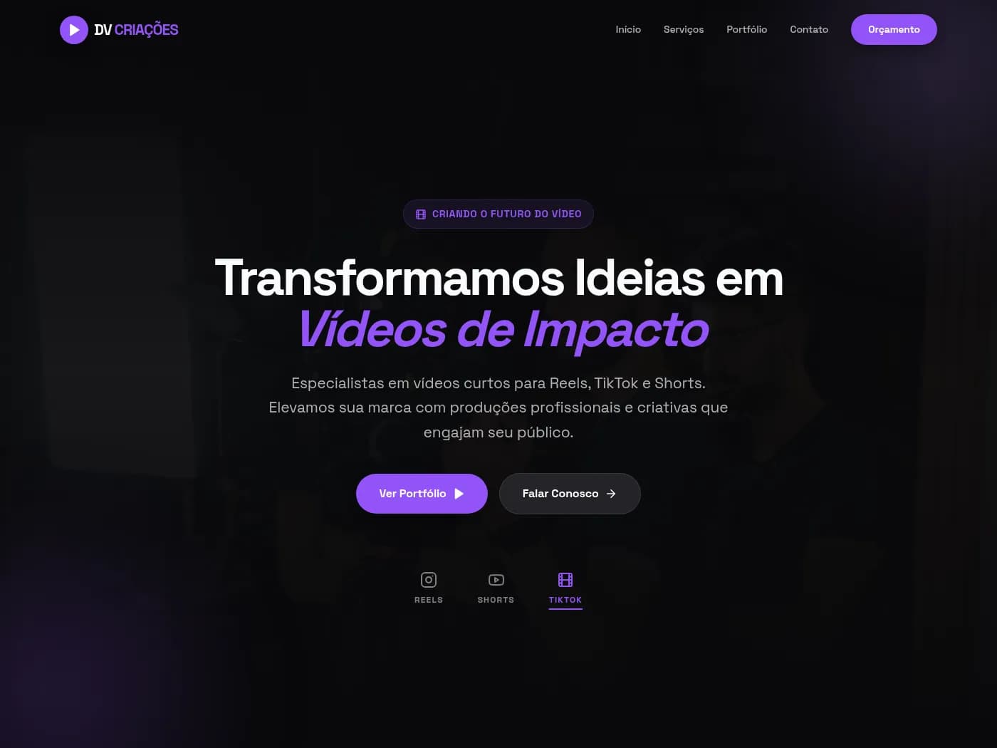 DV Video Creations Site