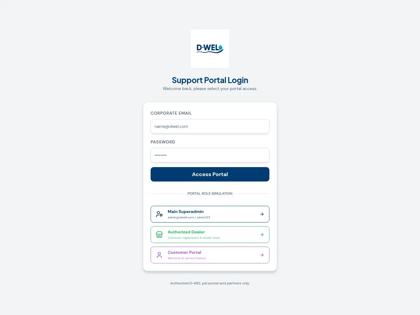 Dwel Support Dashboard