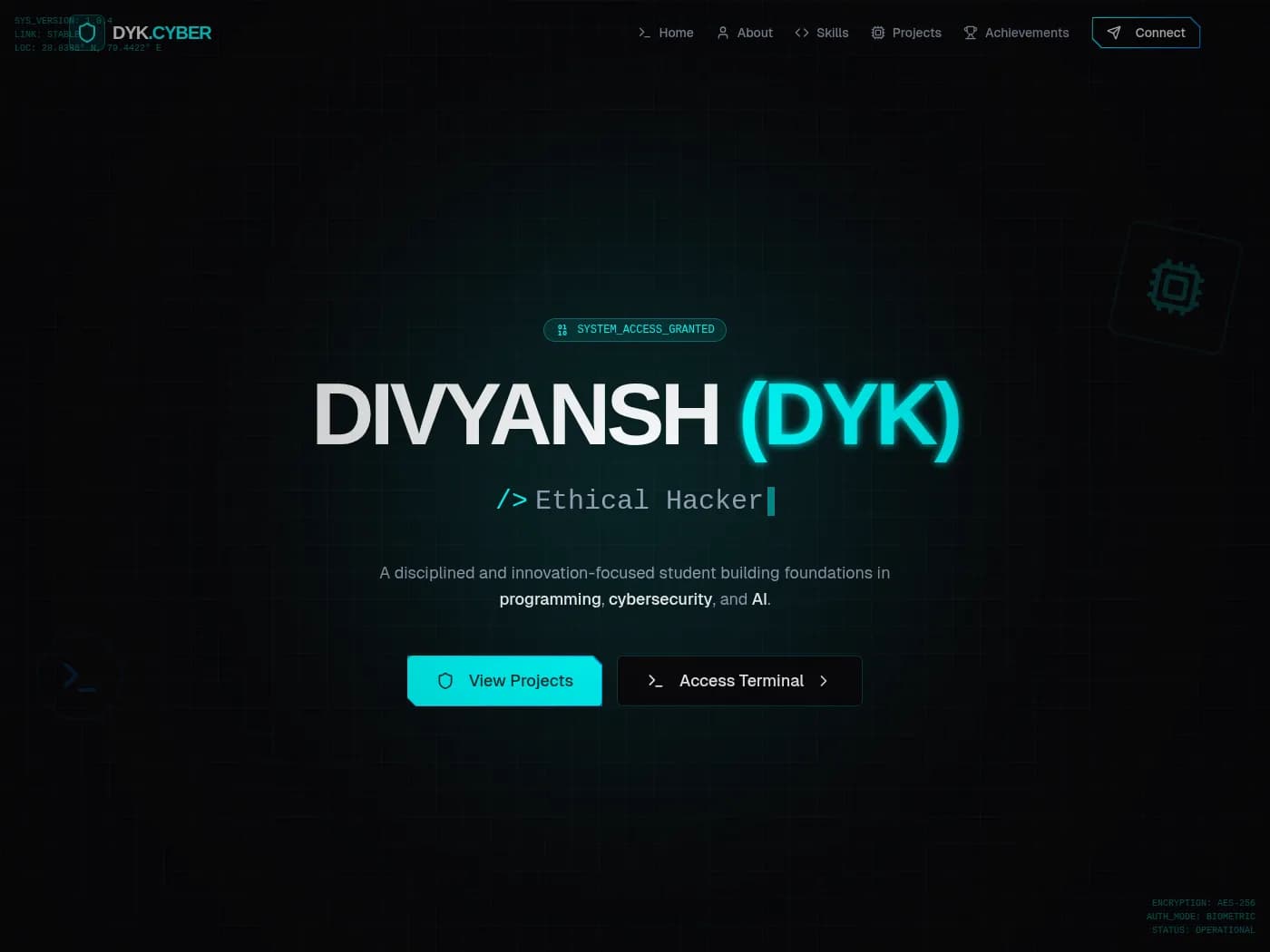 DYK Cyber Portfolio