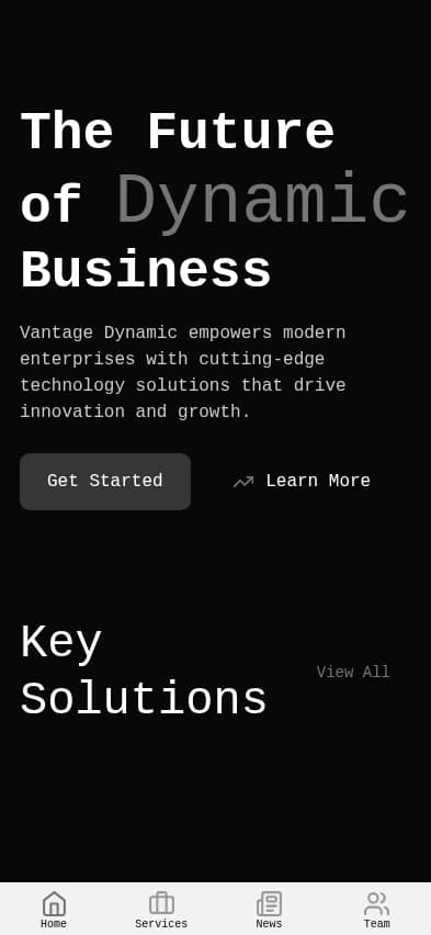 Entreprise Dynamic Site