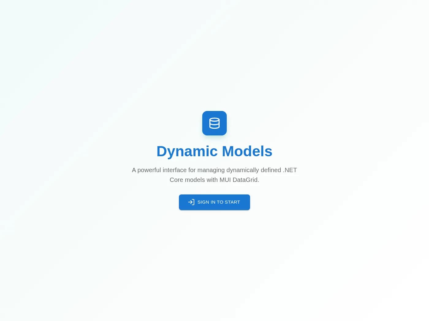 Dynamic Model Table