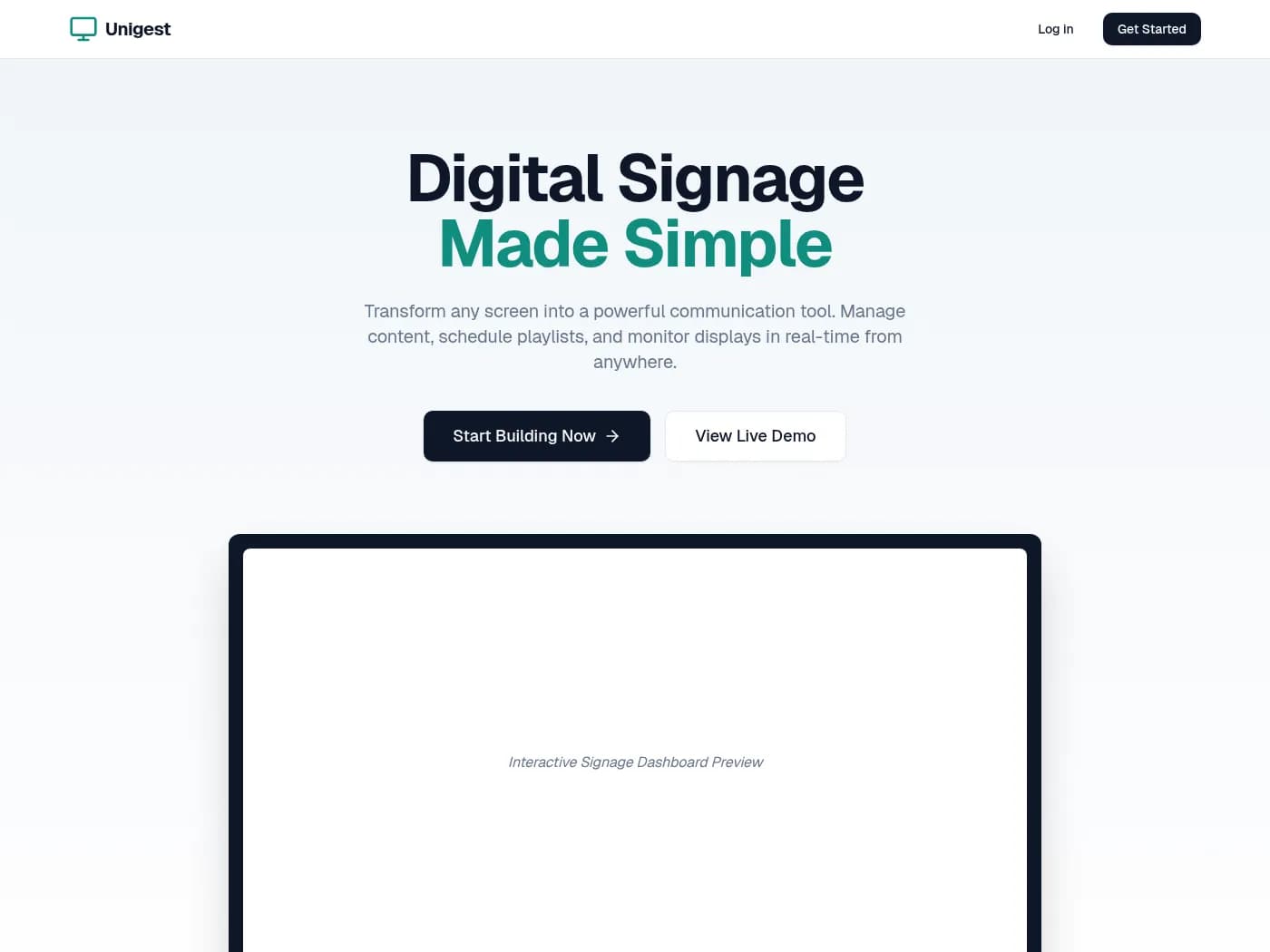 Unigest Dynamic Display
