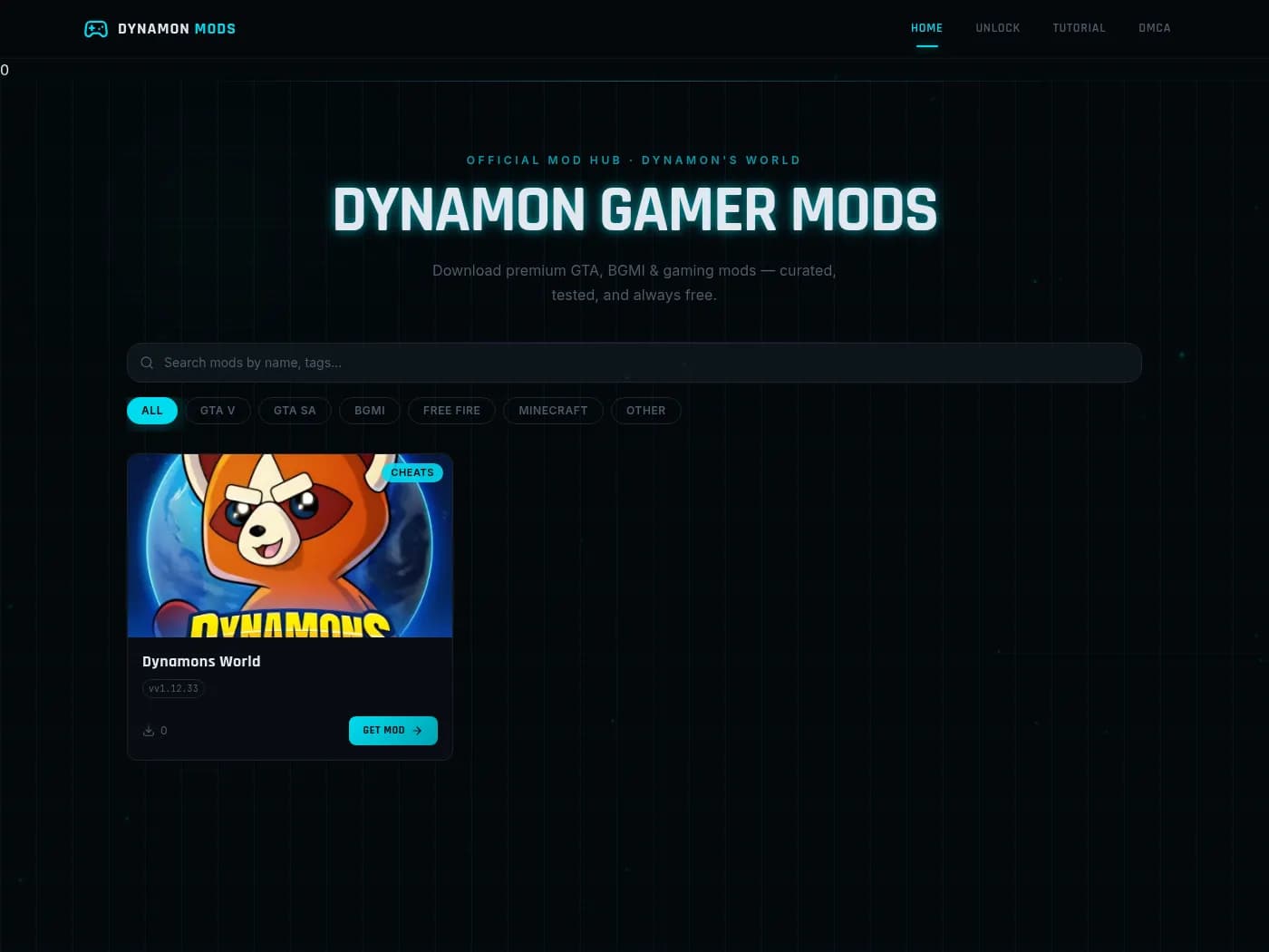 Dynamon Gamer Mods