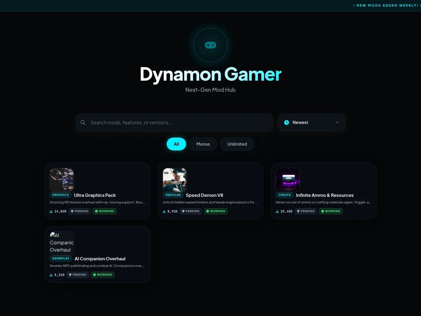 Dynamon Gamer Platform